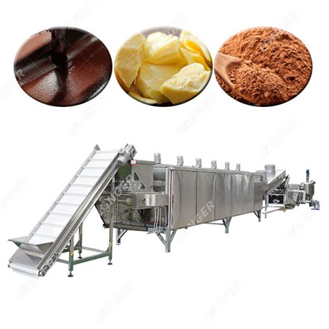 Full Set Cocoa Powder Processing Machine 300 Kgh