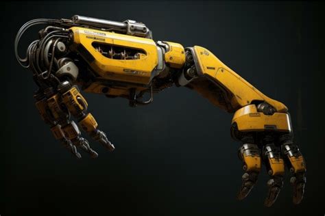 Precise Robotics Arm Factory Industrial Generate Ai