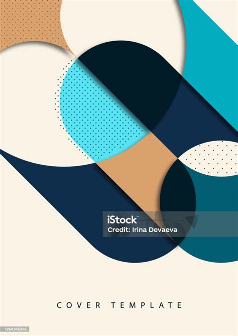 다채로운 종이 컷 모양과 추상적 인 배경 기업 디자인 포스터 배너 명함 엽서용 템플릿입니다 벡터 0명에 대한 스톡 벡터 아트 및 기타 이미지 Istock
