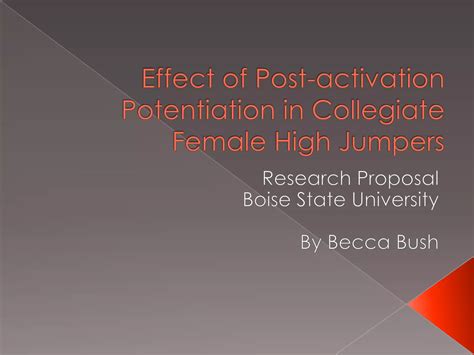 Post Activation Potentiation Pptx
