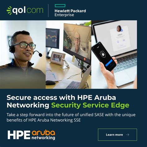 Qolcom On Linkedin Secure Access With Hpe Aruba Networking Security