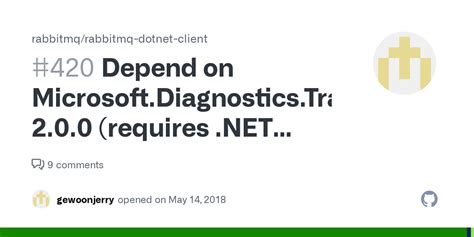 Depend On Microsoft Diagnostics Tracing Eventsource 2 0 0 Requires Net 4 6 1 · Issue 420