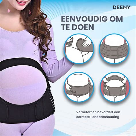 Deeny Zwangerschapsband Buikband Zwangerschap 3 In 1 Zwanger