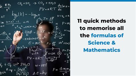 11 Quick Methods To Memorize All The Formulas Of Science And Mathematics Narayana Coaching