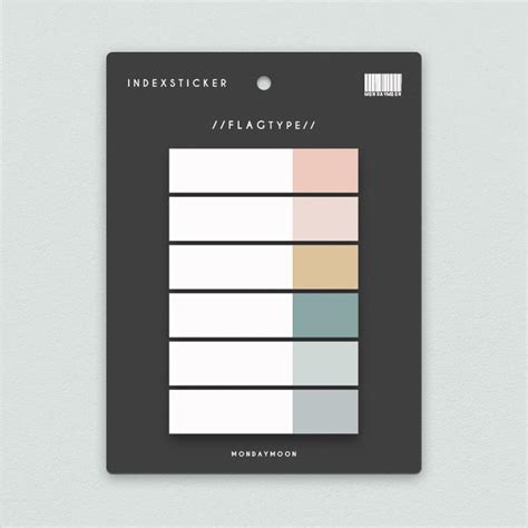 플래그 태그 스티커 24가지 타입 빈티지