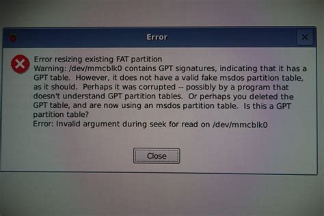 Raspberry Pi「error Resizing Existing Fat Partition」の対処方 次世代情報技術研究所仮