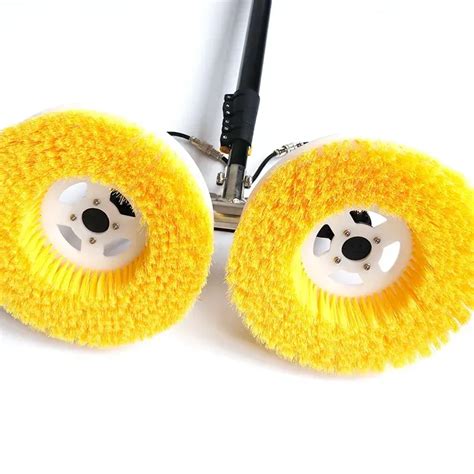 Escova Giratória Rotativa Para Limpeza De Painéis Solares