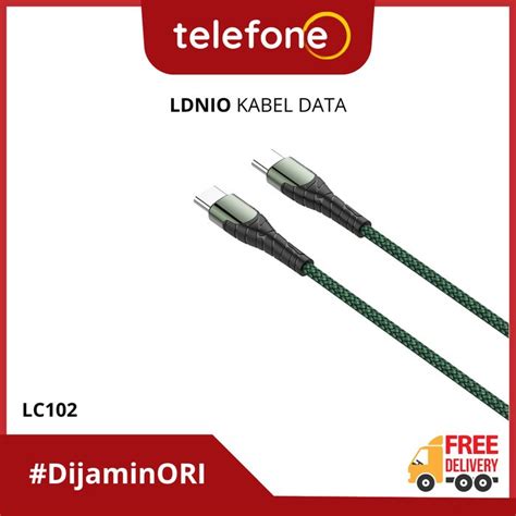 Jual Kabel Data Lc102 Ldnio Fast Charging 65w Pd Type C To Type C 2 Meter Shopee Indonesia