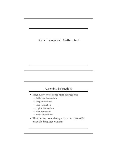 pdf assembly branches loops and arithmatics dokumen tips