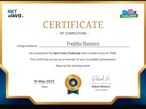 Poojitha Mannava On Linkedin Hey Techies Happy To Share My Certificate Of Completion From