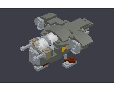 Lego Moc The Mandalorian Mini Razor Crest By Pondering Peregrine