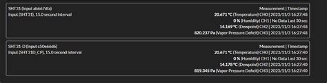 Sht 31 Temphumidity Sensor Shows Temperature But Not Humidity Debug Log Does Show A Humidity