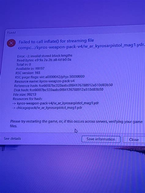crashing after joining server fivem client support cfx re community