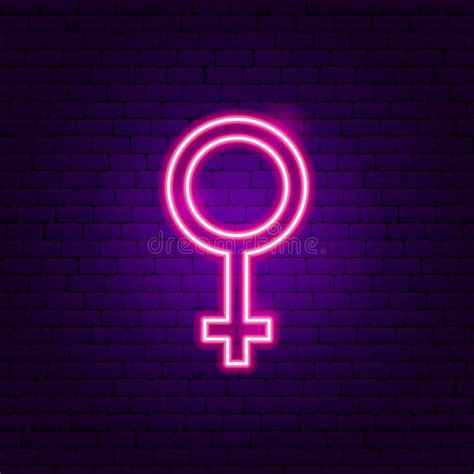 Gender Female Neon Sign Stock Illustrations 939 Gender Female Neon