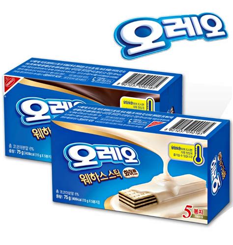 오레오 오레오 웨하스스틱 초코 75g 화이트 75g 쿠키 과자 티몬
