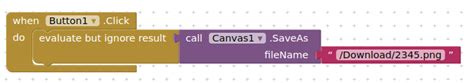 Runtime Error With Canvas Saveas Null Object Reference Bugs And Other Issues Mit App