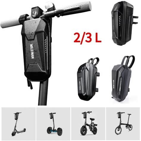 전기 자전거 가방 전동 킥보드 프론트백 핸들바백 Wild Man 대용량 방수 프론트 스토리지 행잉 백 M365 Pro 2 Kugoo M4 Eva 하드 쉘 스쿠터 보관 티몬