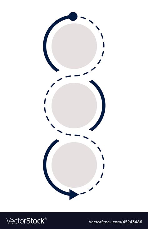 Repetitive Process Brochure Element Design Vector Image