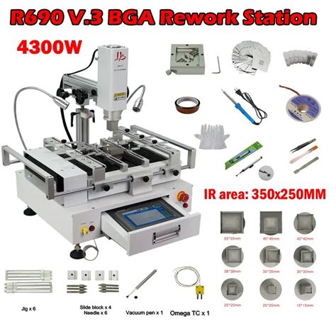 Estaci N De Soldadura R690 V 3 Bga M Quina De Soldadura De Retrabajo De