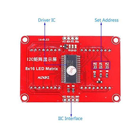 Adeept Led Dot Matrix Display Module Lattice Screen Robotshop