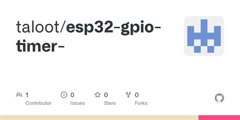Esp32 Gpio Timer O At Main · Talootesp32 Gpio Timer · Github
