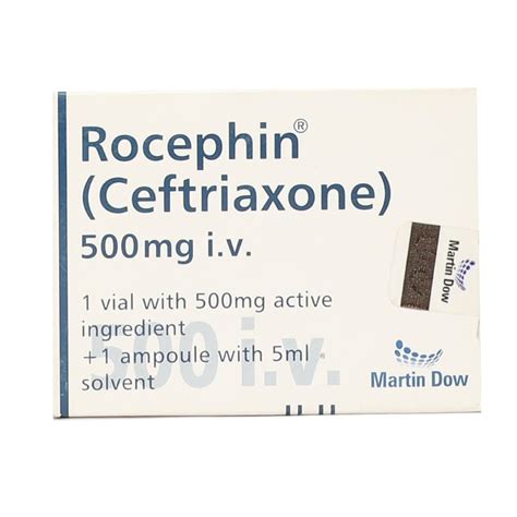 Rocephin 500 Mg Iv Inj Town Pharmacy