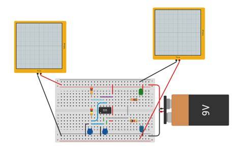 Circuit Design Copy Of Simple Led Flasher Circuit With 555 Timer Tinkercad