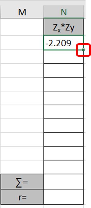 Calculating The Pearson Correlation R Using Excel Statistics Hero