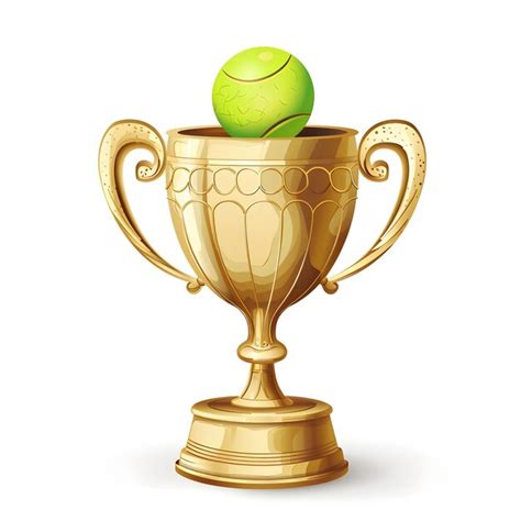 Golden Champion Cup Tennis Sport Award Victory Australian Open