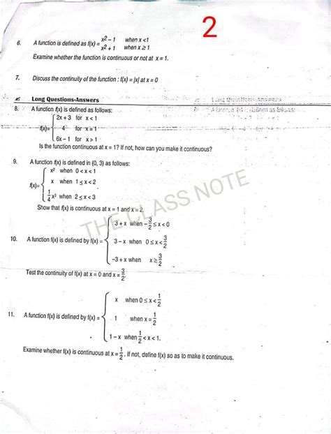 Class 11 Mathematics Important Questions Of All Chapters Note Library Educational Content