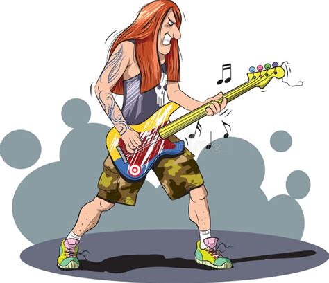 Funny Bass Player Stock Illustrations 679 Funny Bass Player Stock