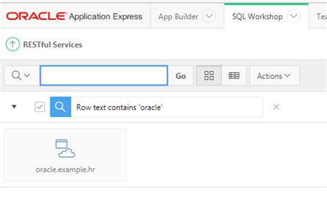 oracle apex restful web service with get handler which will return