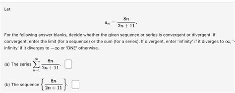 Solved Consider The Series ∑n1∞lnn2n Determine Whether