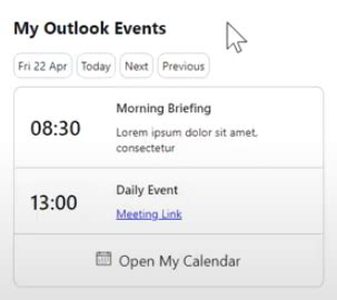 How To Add Your Upcoming Events To A SharePoint Site With The My Events Web Part Cloud Design Box