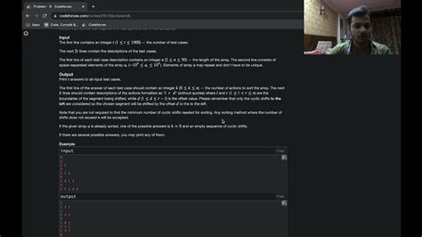 Codeforces Round 744 Div3 Screencast FaceCam Commentary