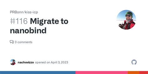Migrate To Nanobind · Issue 116 · Prbonn Kiss Icp · Github