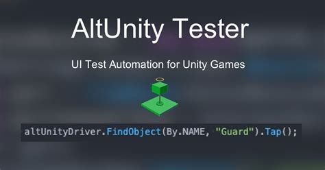 Altunity Tester Free End To End Ui Test Automation Tool Allowing You