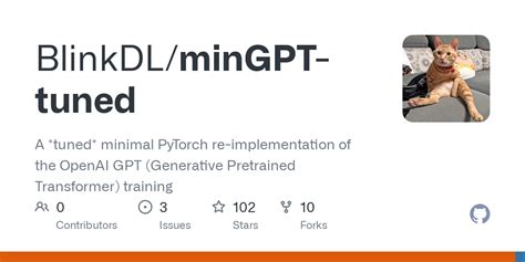 github blinkdl mingpt tuned a tuned minimal pytorch re