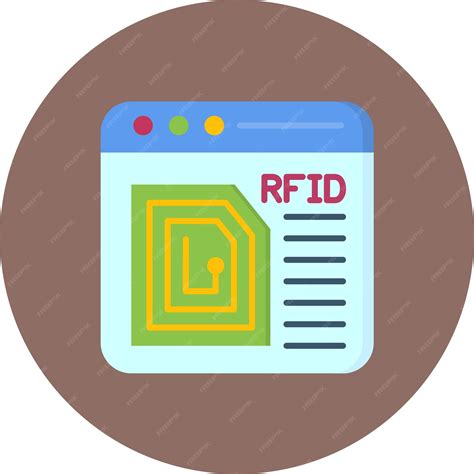 Premium Vector Radio Frequency Identification Flat Illustration