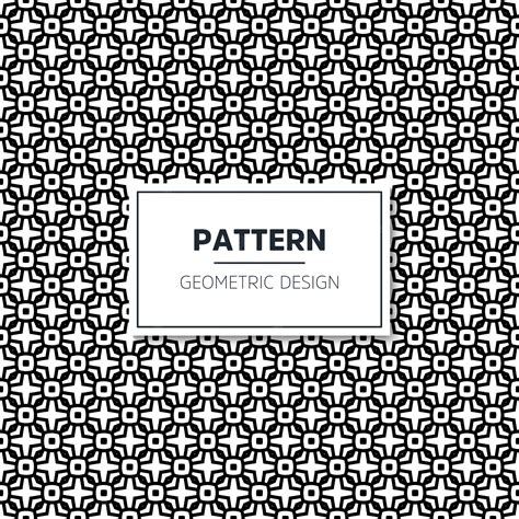 Premium Vector Seamless Geometric Black And White Pattern