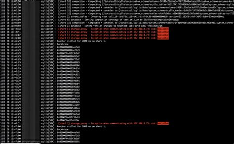 Shard 1 Storageproxy Exception When Communicating With 192168073 Stdbadalloc · Issue