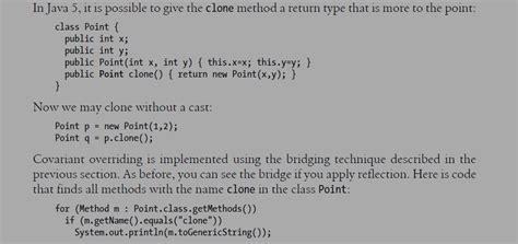 Java How Covarient Return Type Is Implemented Using Bridge Method Stack Overflow