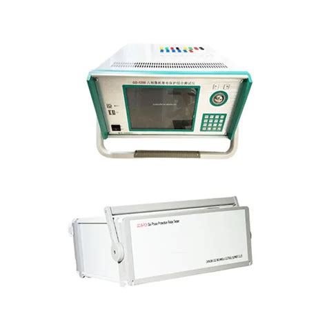 Six Phase Secondary Injection Relay Test Set Protection Relay Tester