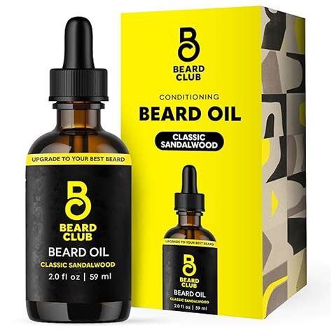 The Beard Club Beard Oil For Men 2oz Classic Sandalwood