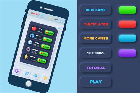 Casual Game Ui Soft Style By Renderman