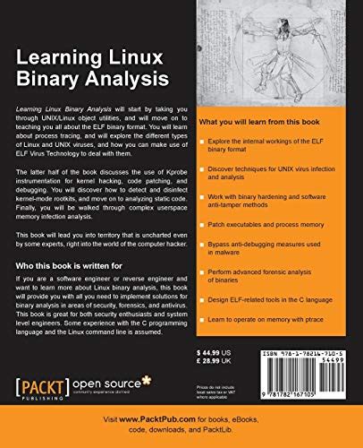 Learning Linux Binary Analysis Pricepulse