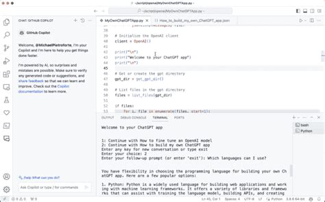 Build Your Own ChatGPT App 4sysops