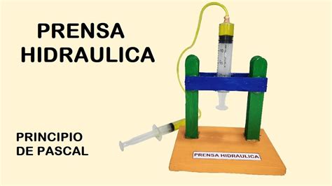 Prensa Hidraulica Principio De Pascal