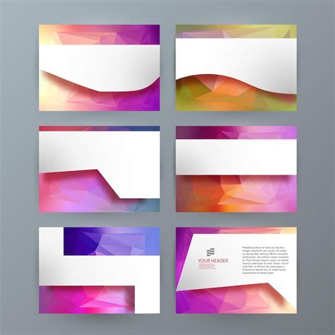 Premium Vector Design Element Powerpoint Precentation Template