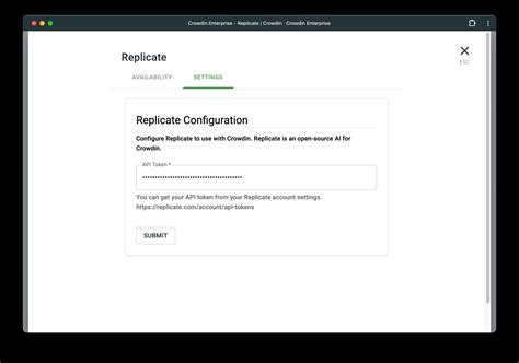 Replicate Crowdin Marketplace